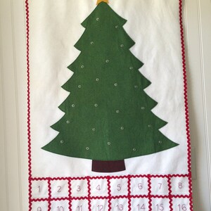 ADVENT CALENDAR PATTERN Felt Christmas Tree Advent Calendar - Etsy Canada