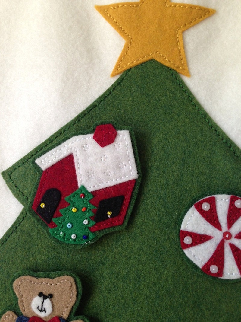 ADVENT CALENDAR PATTERN Felt Christmas Tree Advent Calendar - Etsy Canada