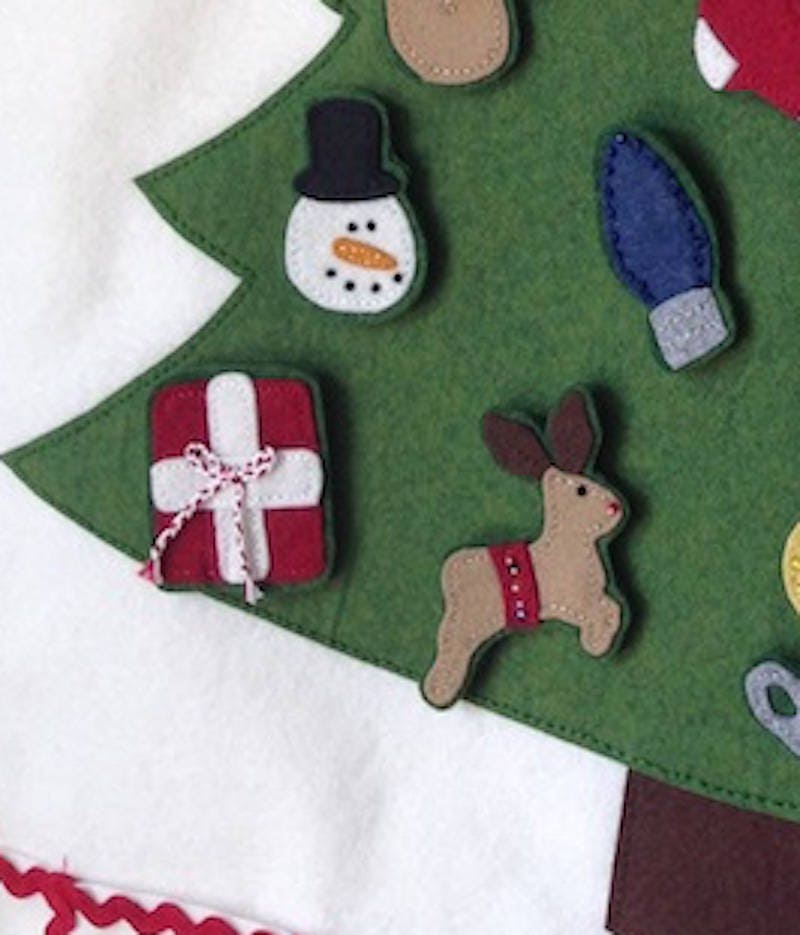 ADVENT CALENDAR PATTERN Felt Christmas Tree Advent Calendar - Etsy Canada