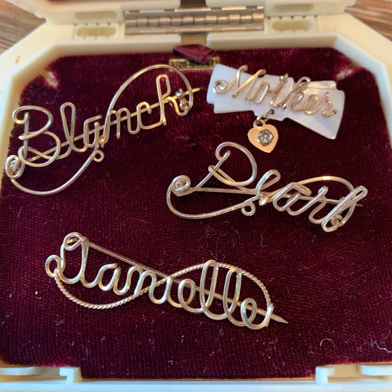 Wire Name Pin - Etsy