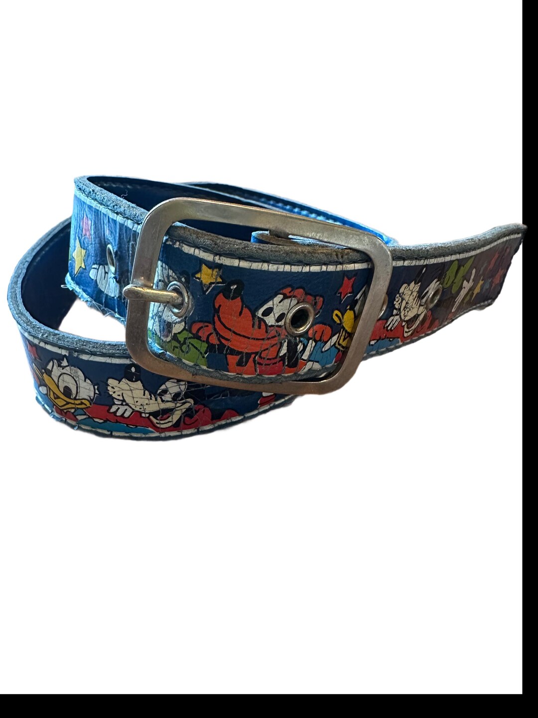70s Childs Disney Productions Vinyl Belt by Pyramid Belt Co 22-26"w - Etsy