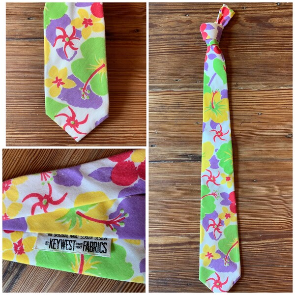 Tropical Necktie - Etsy