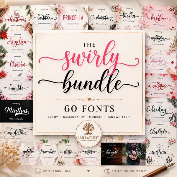 Decorative Calligraphy - Etsy UK