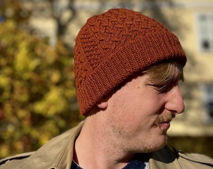 Modèle de tricot bonnet Coppice | Bonnet torsadé texturé, peignée/fil ...