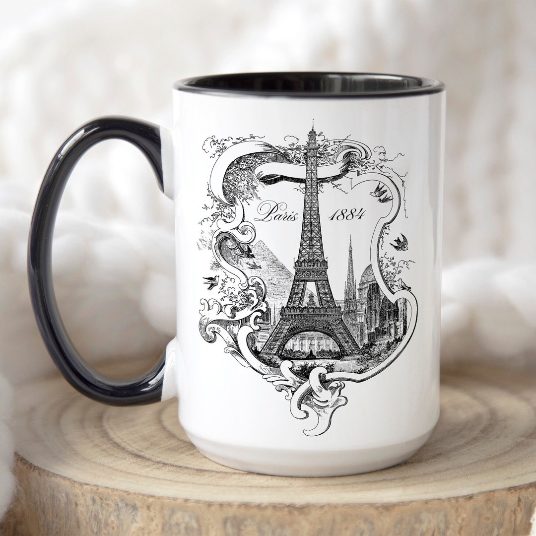 Eiffel Tower Coffee Cup, French Collection, Paris Mug, Coffee in Paris ...