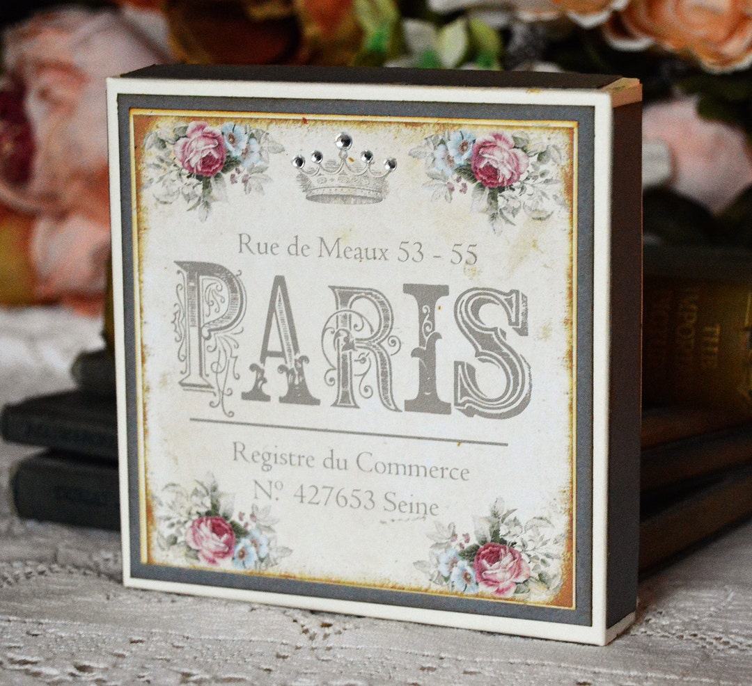 Vintage Paris Paper, Paris Note Card, Blank Cards, French Stationery ...