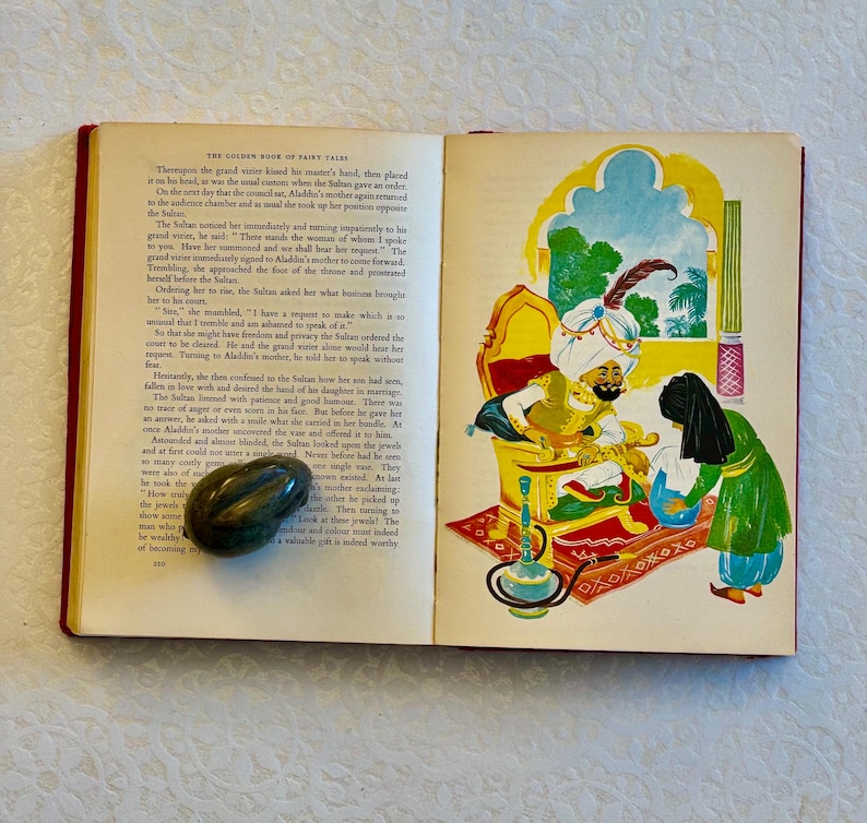 Vintage 1966 Collins "the Golden Book of Fairy Tales" – Rare Red ...