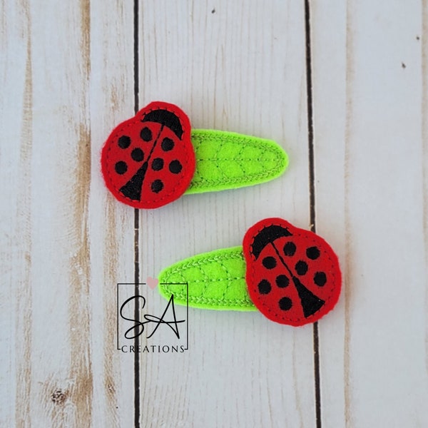 Ladybug Hair Clip - Etsy