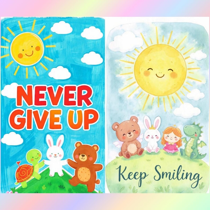 Kids Positive Affirmation Poster - Etsy UK