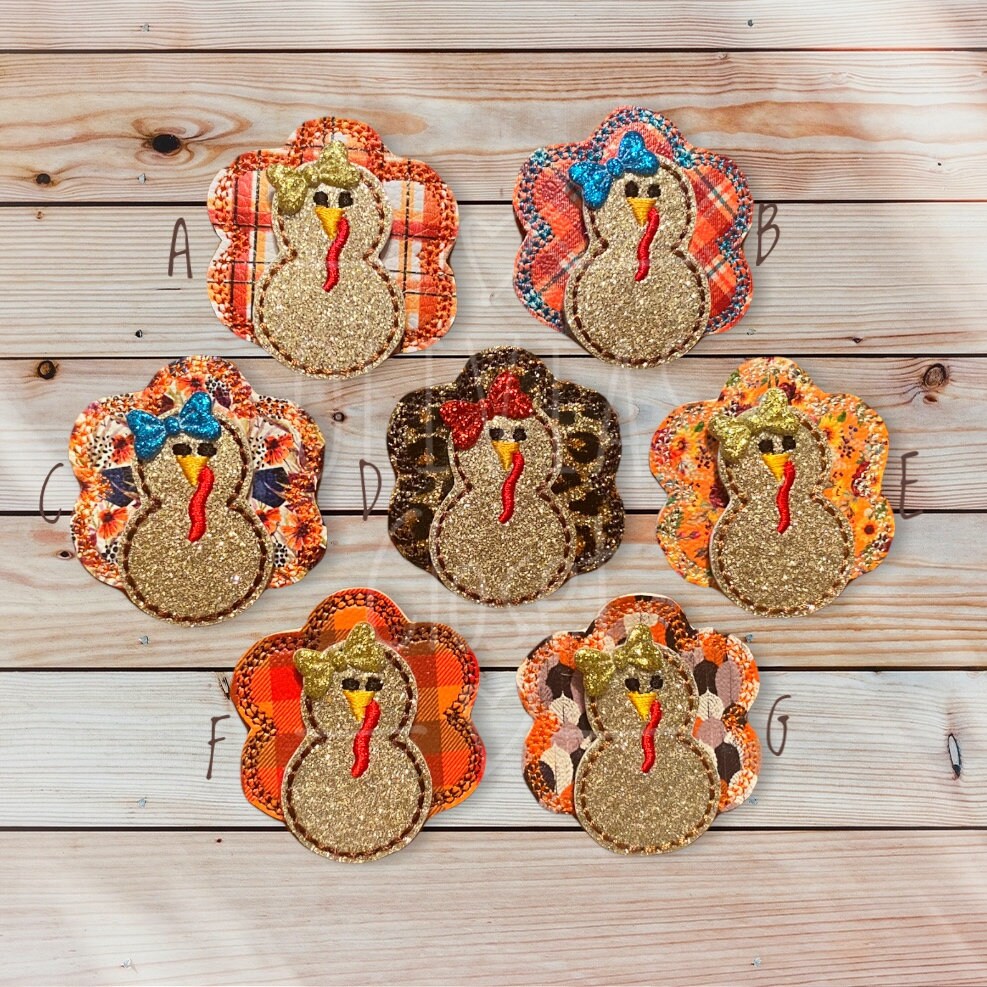 Turkey Hair Clip - Etsy