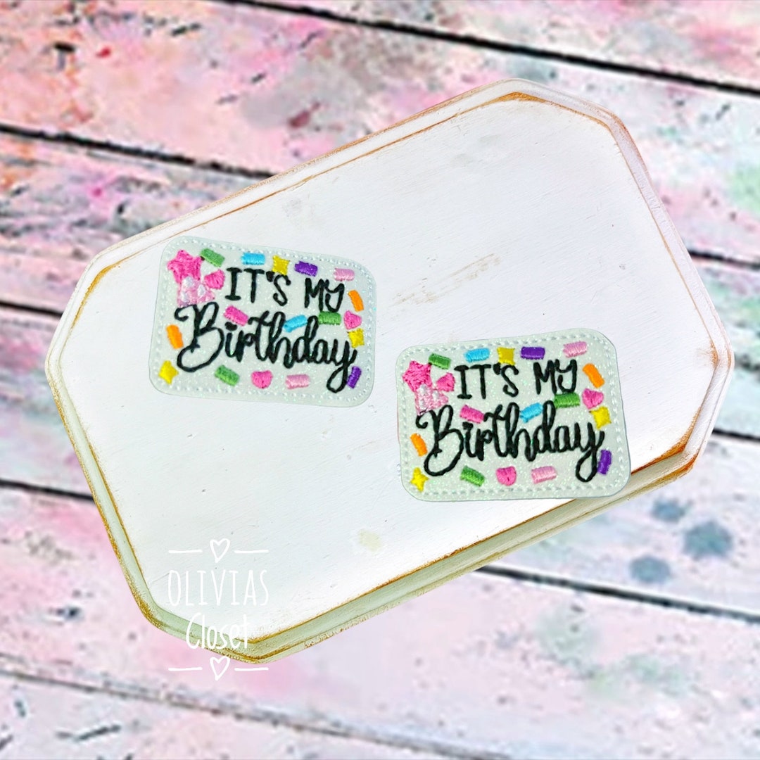 Birthday Hair Clip - Etsy