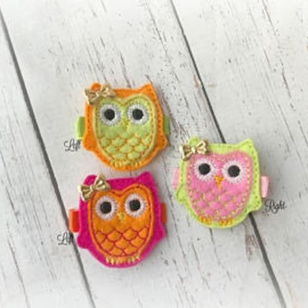 Owl Hair Clip - Etsy
