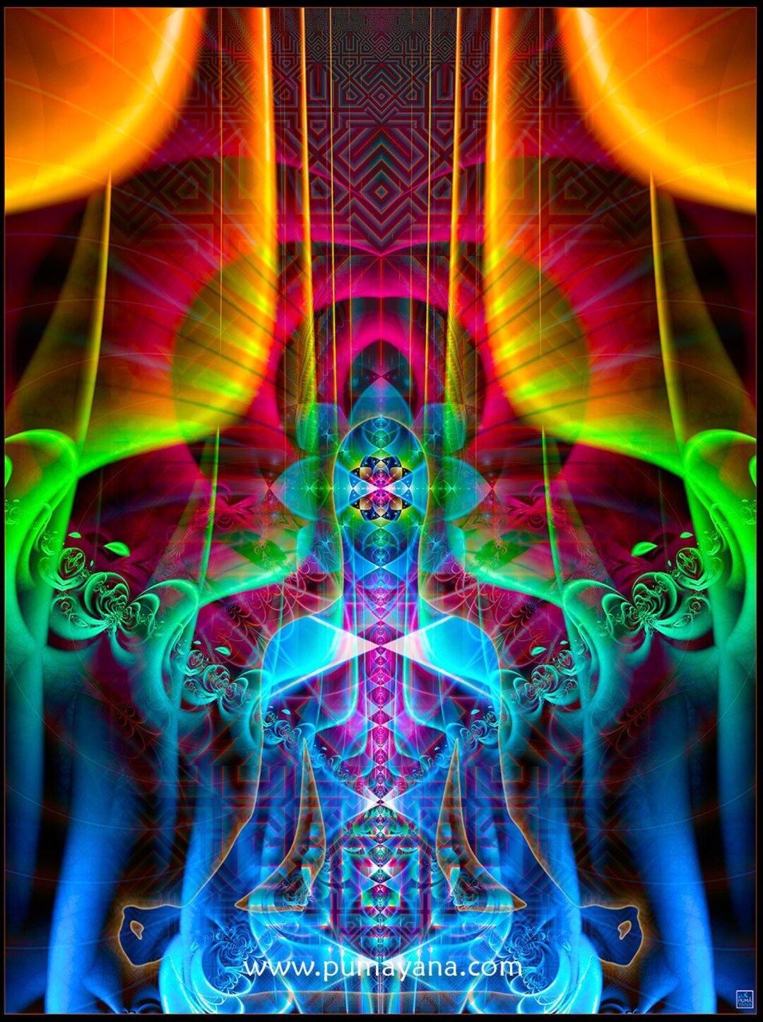 Multiverse Cosmic Body Tapestry, Shamanic Wall Hanging for Meditation ...