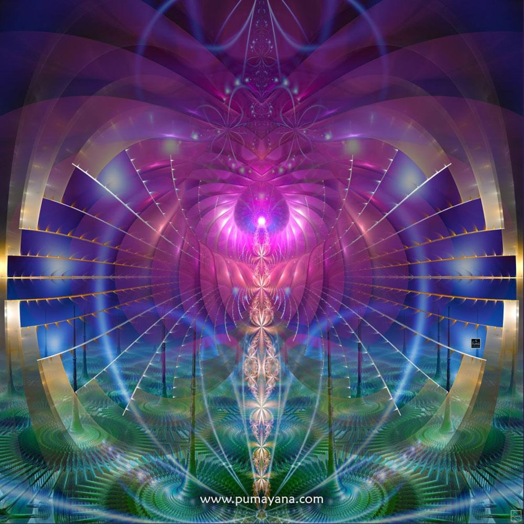Elora Portal Canvas Art Print: Shamanic Mandala, Sacred Geometry - Etsy