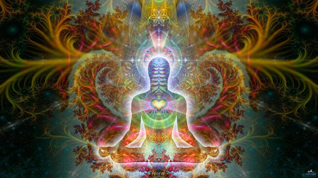 Heart Soul Poster | Art Print | Meditation | Spiritual | Visionary ...