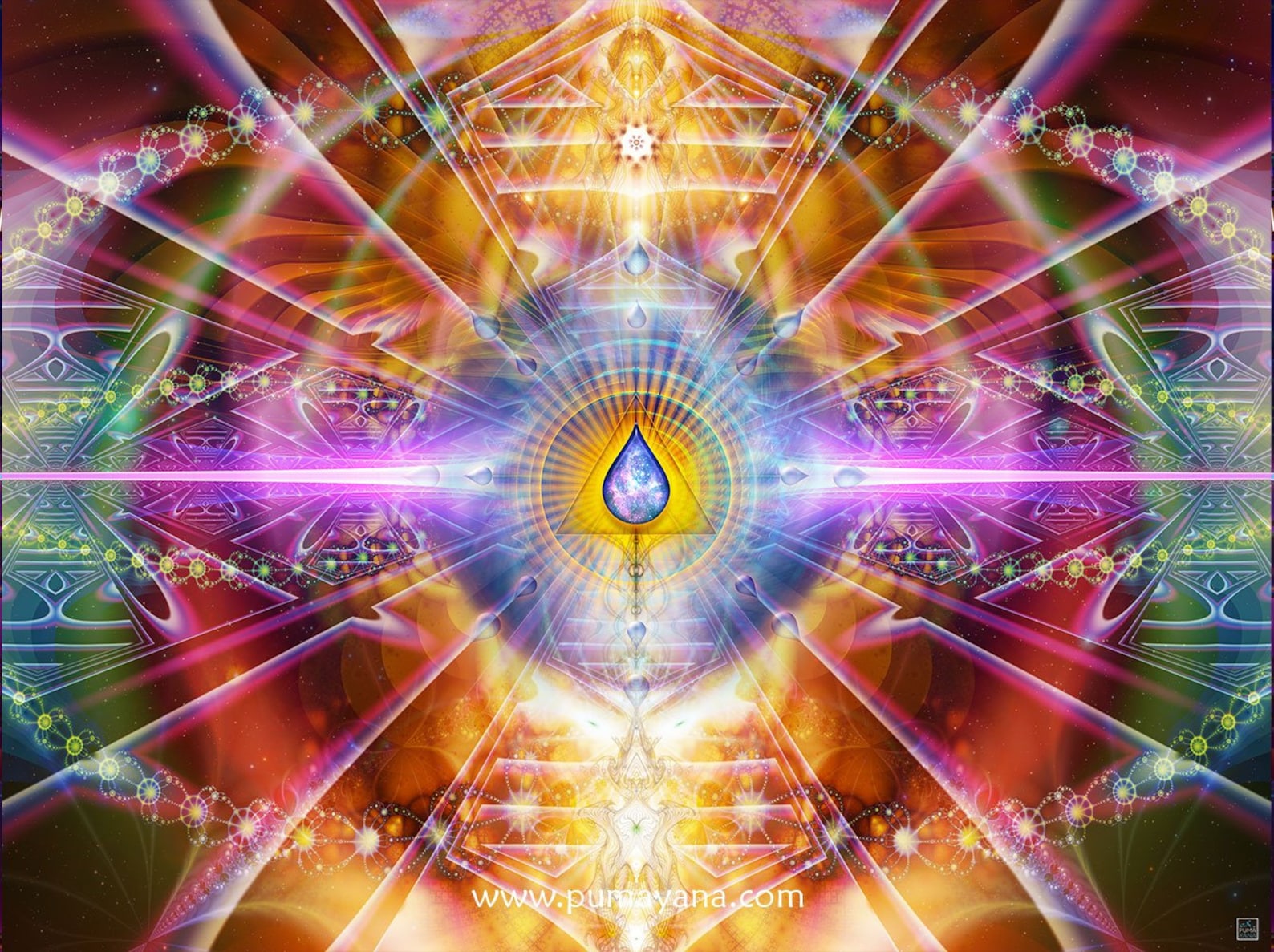 La Source Divine Cosmic Poster Art Print Meditation - Etsy