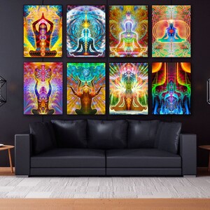 Galactic Body Spiritual Tapestry | Wall Hanging | Cosmic | Meditation ...