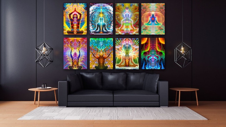 Galactic Body Spiritual Tapestry Wall Hanging Cosmic - Etsy