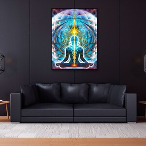 Galactic Body Poster | Art Print | Healing| Meditation | Spiritual ...
