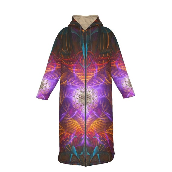 Sacred Geometry Psychedelic Cloak Festival Cloak Wizard - Etsy