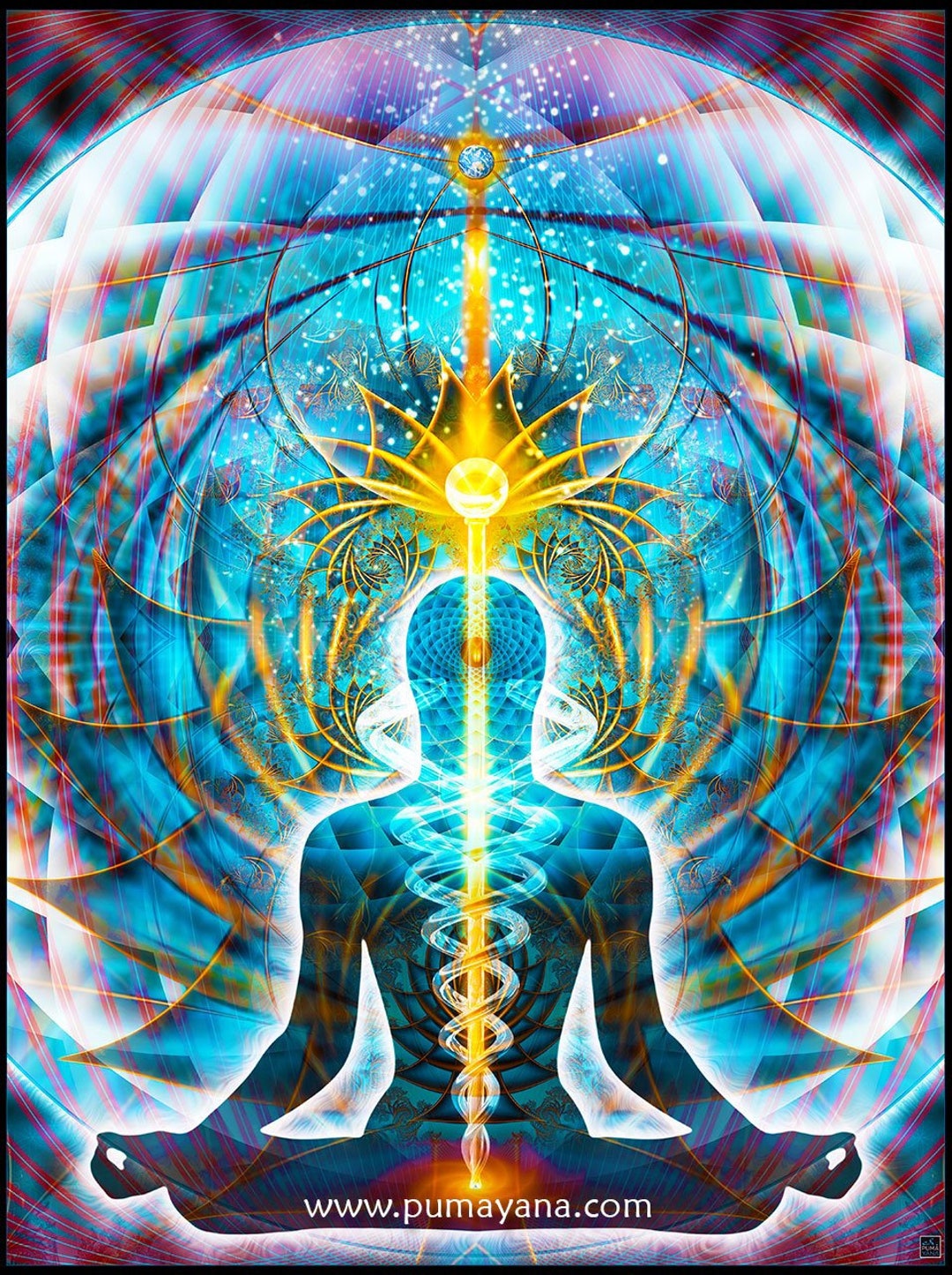 Galactic Body Spiritual Tapestry | Wall Hanging | Cosmic | Meditation ...