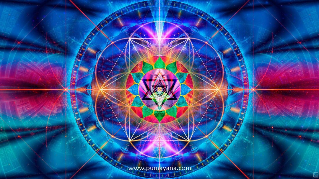 One Heart Art Print | Canvas| Spiritual| Meditation | Visionary ...