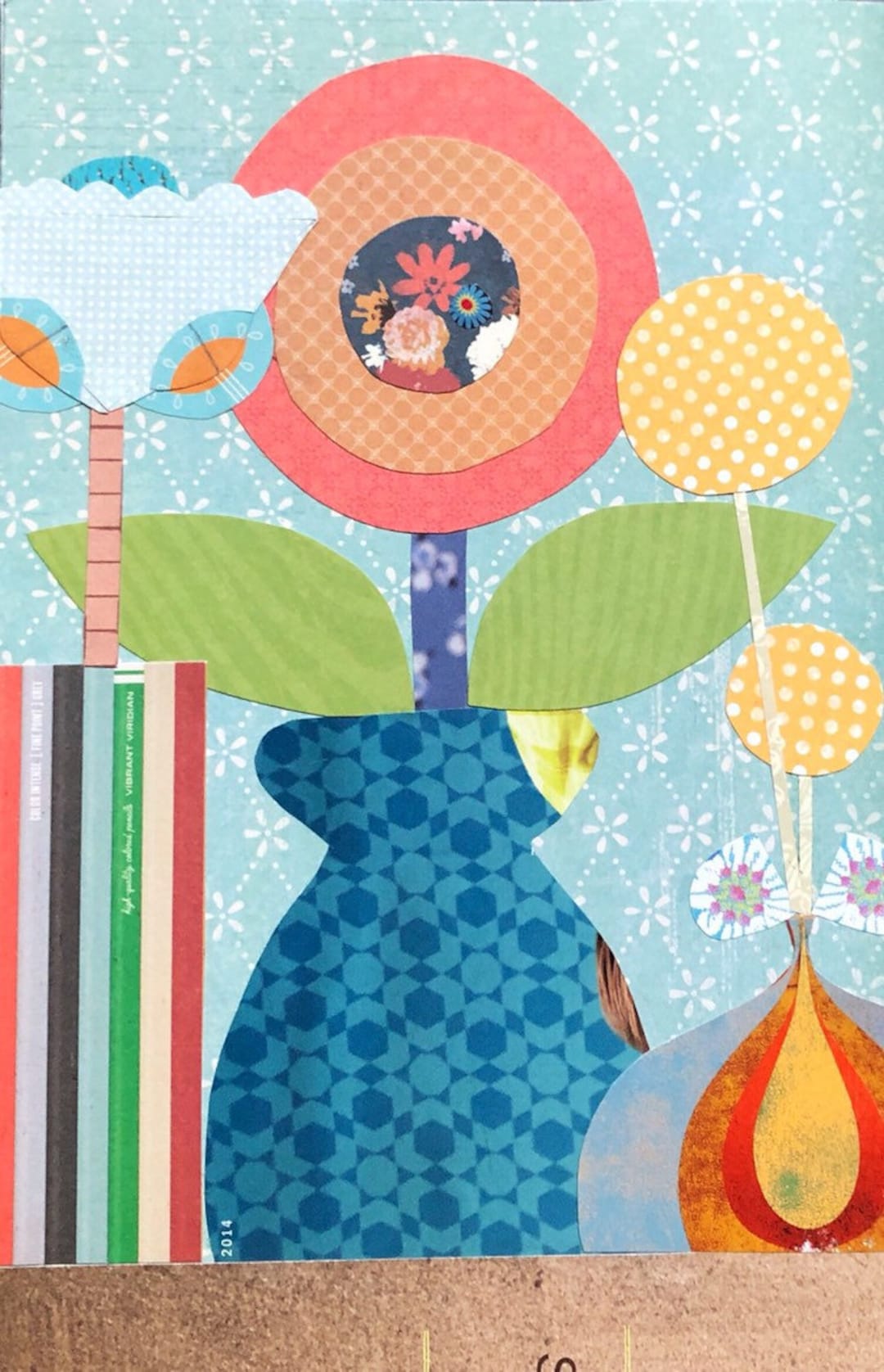 Three Vases Collage - Etsy