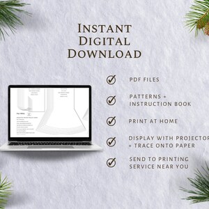 Fur Mittens PDF Sewing Pattern Gauntlets With Leather Palm Adult and ...