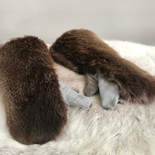 Leather Fur Hunting Mitts PDF Sewing Pattern Gauntlets - Etsy