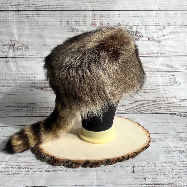 Coon Skin Hat - Etsy