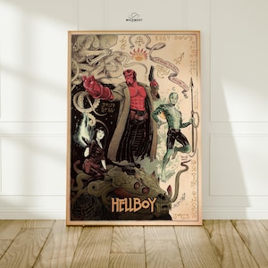 Poster Comic Hellboy - Etsy