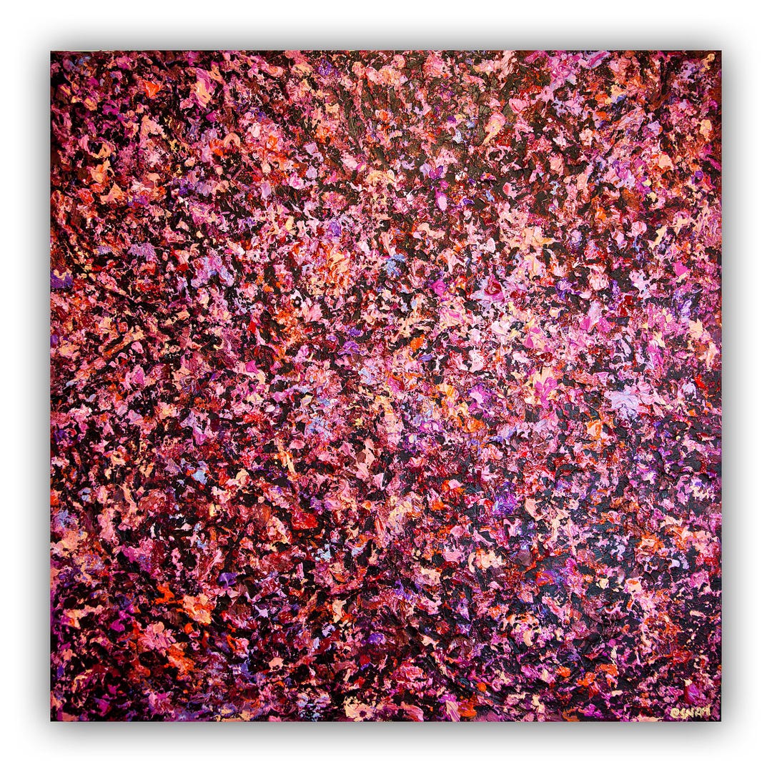 ORIGINAL Textured Abstract Artwork, Modern Wall Art Painting by Osnat ...