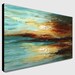 Textured Ocean Art Coastal Canvas Wall Art Original Seascape - Etsy