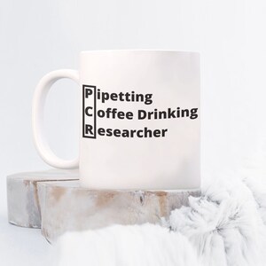 Scientist Mug, PCR Pipetting Coffee Drinking Researcher Gifts, Lab Tech ...