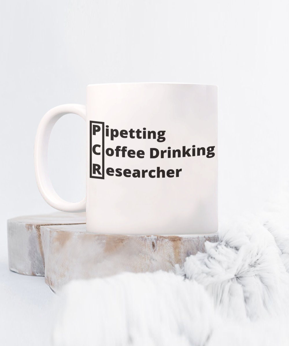 Scientist Mug, PCR Pipetting Coffee Drinking Researcher Gifts, Lab Tech ...