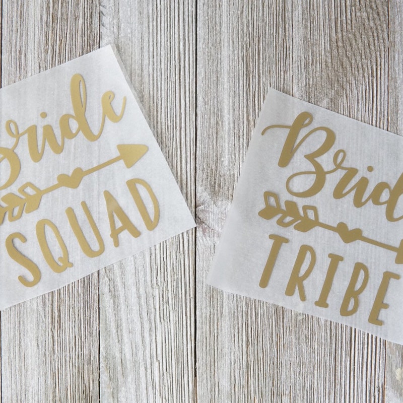 Iron on Bride Decal - Etsy