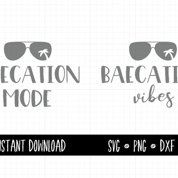 Baecation Svg - Etsy