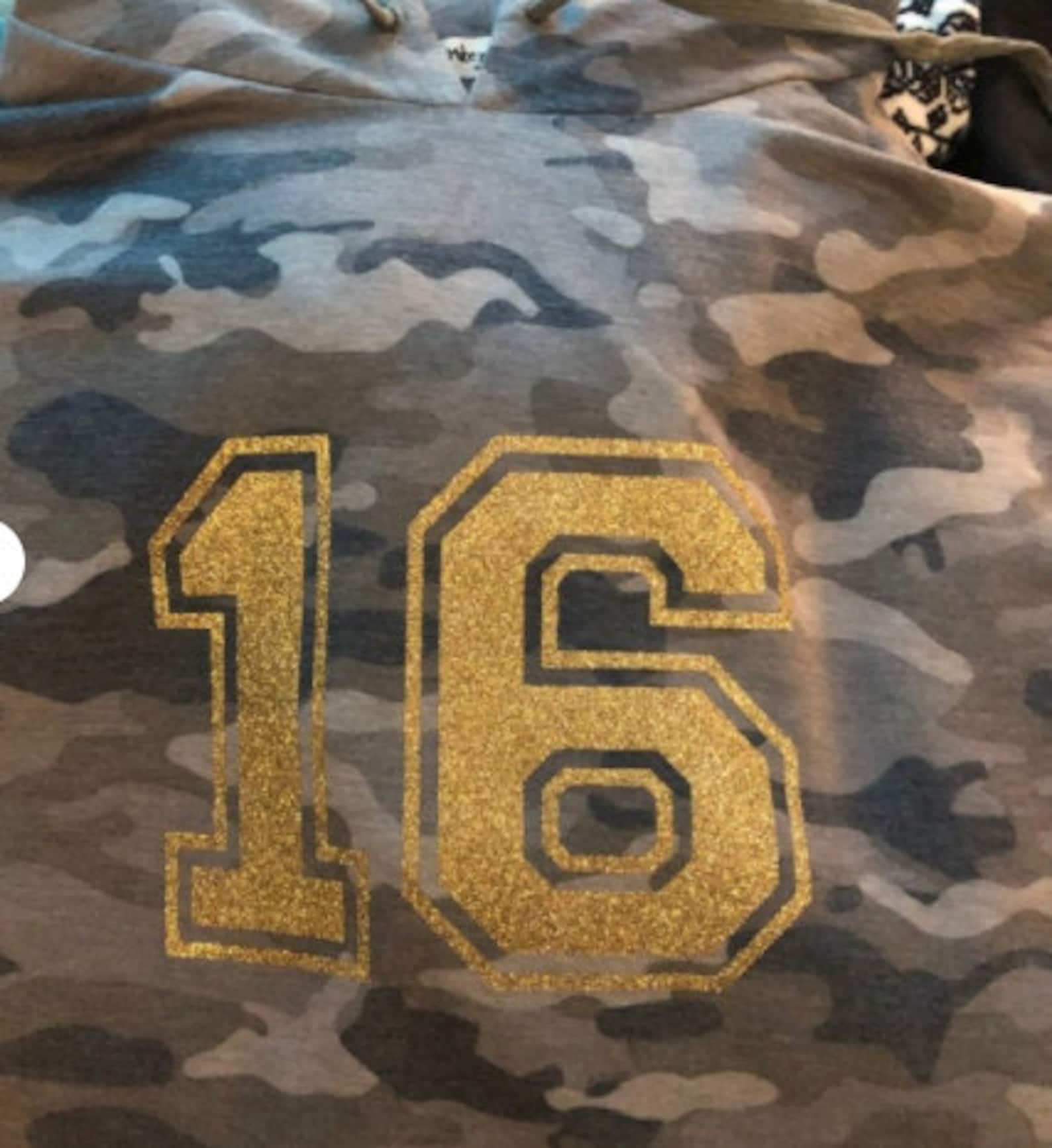 Varsity Number Iron on Transfer, Varsity Numbers, Sports Number Heat ...