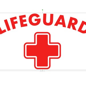 LIFEGUARD Iron on Transfer, Lifeguard Iron On, Lifeguard T-shirt ...