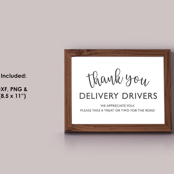 Thank You Delivery Driver Svg - Etsy