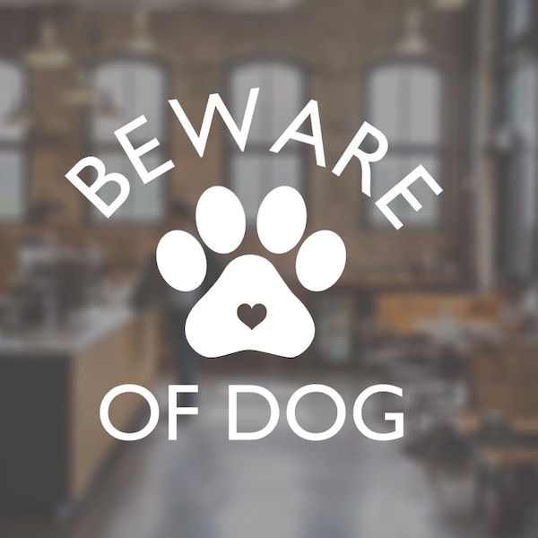 Beware of Dog Sign - Etsy