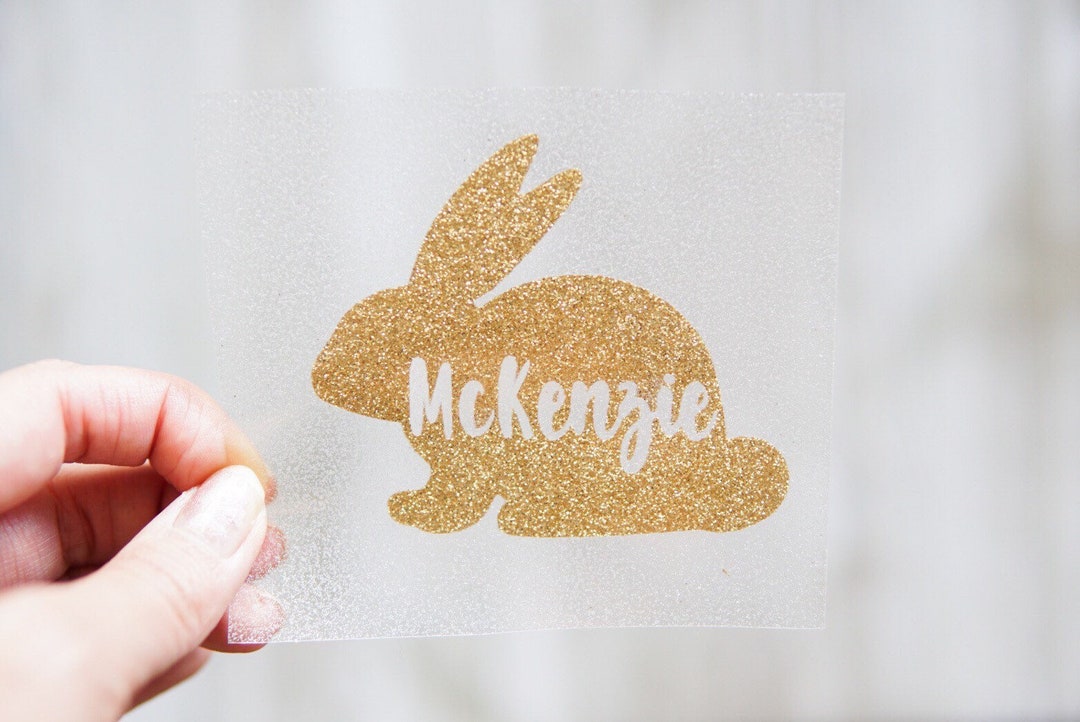 Easter Iron on Transfer, Easter Bunny Iron on Transfer, Personalized ...