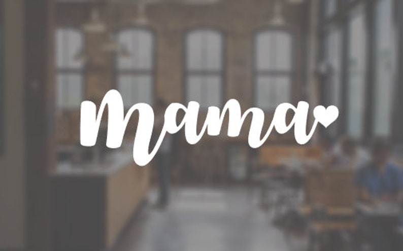 Mama Decal, Mama Sticker, Mama Vinyl Decal, Mama Decal for Water Bottle ...