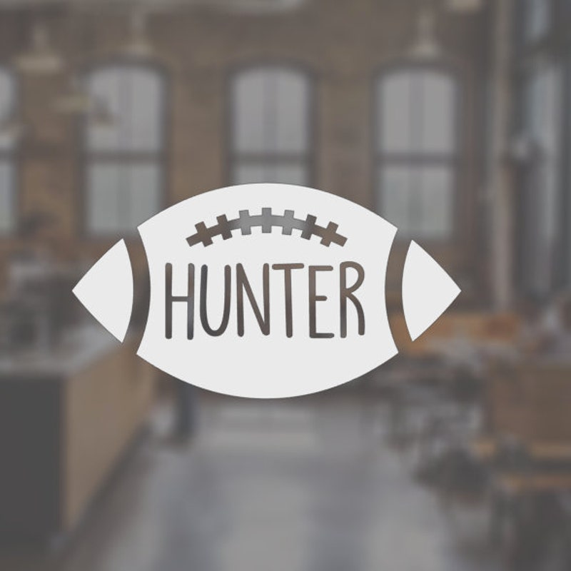 Football Decal - Etsy
