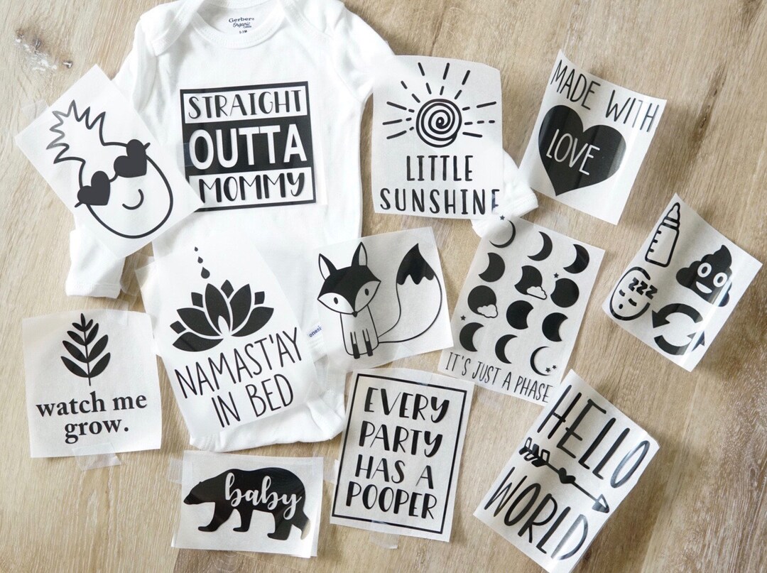 Baby Onesie® Station Iron on Transfers, Unisex Baby Onesie Iron on ...