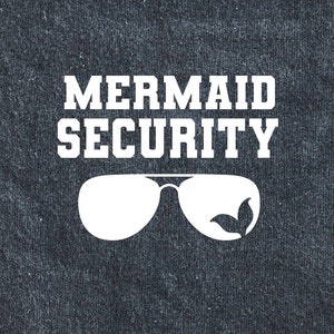 Mermaid Security Iron On, Mermaid Security Iron on Transfer, Mermaid ...