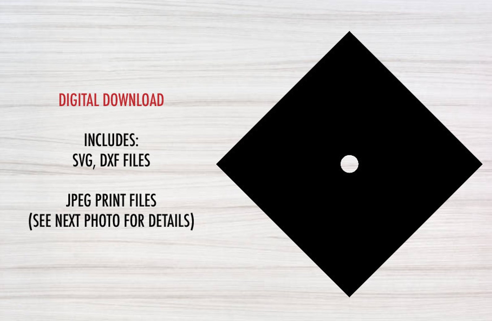 Blank Graduation Cap Topper SVG Graduation Cap Printable SVG - Etsy