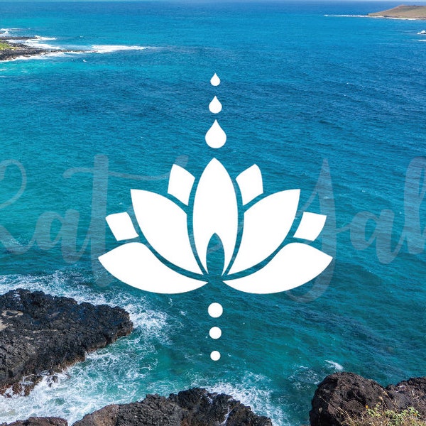 Lotus Decal - Etsy
