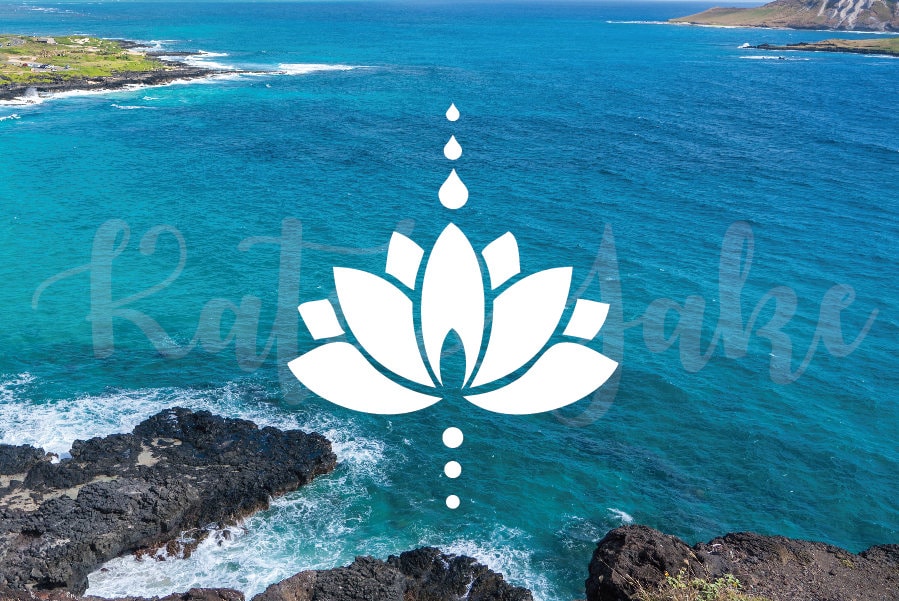 Lotus decal Lotus Flower Sticker Lotus Flower Decal Lotus | Etsy