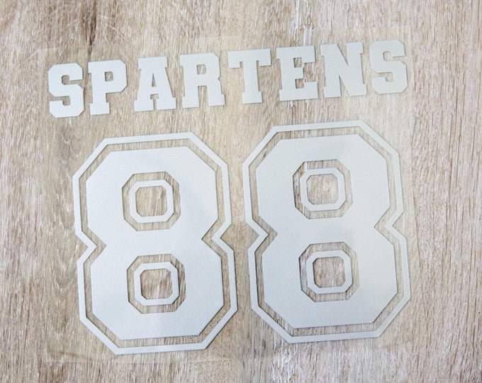 Varsity Number Iron on Transfer, Varsity Numbers, Sports Number Heat ...